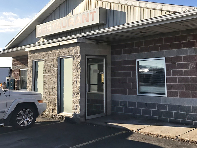 The unassuming exterior of Mary's might make you drive past, but locals know better than to judge this breakfast paradise by its cinder block cover.