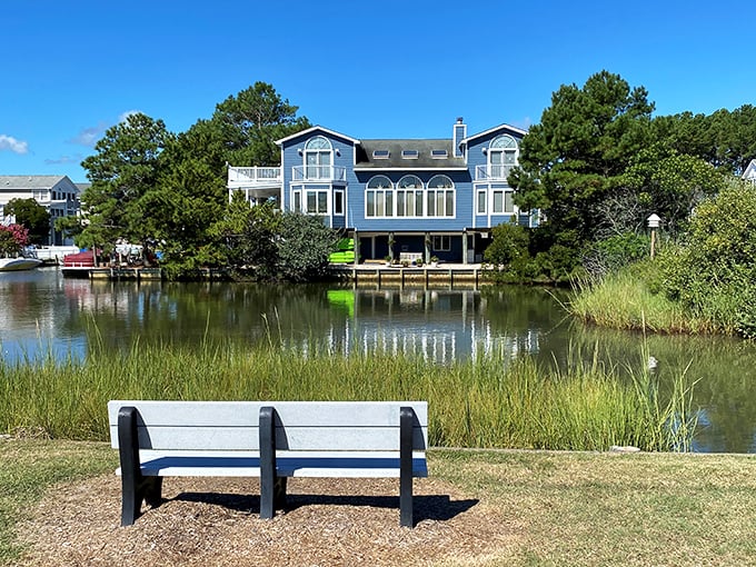 Canal-side living at its finest, where South Bethany's peaceful waterways provide both a stunning backdrop and nature's own highway system for residents and visitors.