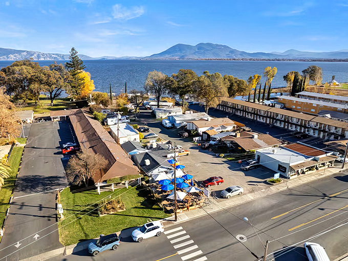 Lakeport's Main Street looks like it was plucked from a Hallmark movie set, with colorful historic buildings that practically beg you to window shop.