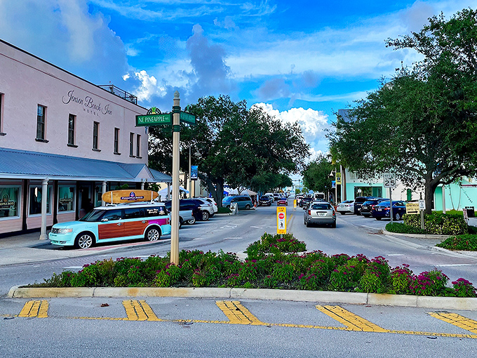 Beachfront paradise where homes perch like elegant spectators watching nature's daily show. Florida coastal living at its most authentic.