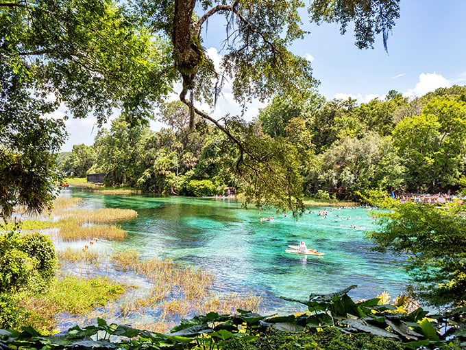 Nature's own infinity pool stretches endlessly, making your backyard swimming hole look embarrassingly ordinary.