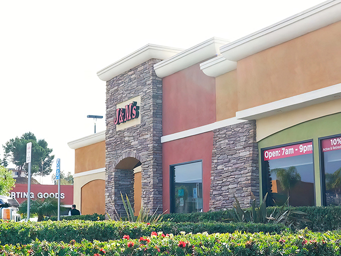 Stone and stucco charm meets small-town hospitality &ndash; J & M's exterior promises comfort food treasures within.
