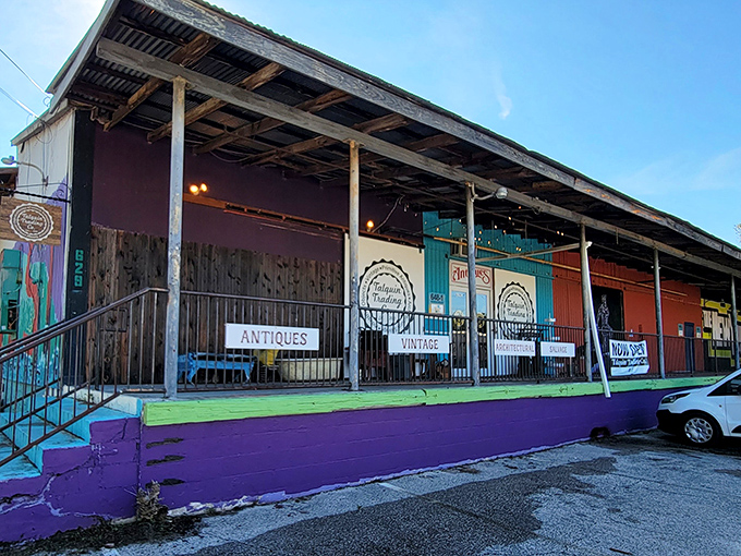 The unassuming yellow exterior of Talquin Trading Co. is like a book with a plain cover hiding the most fascinating story inside.