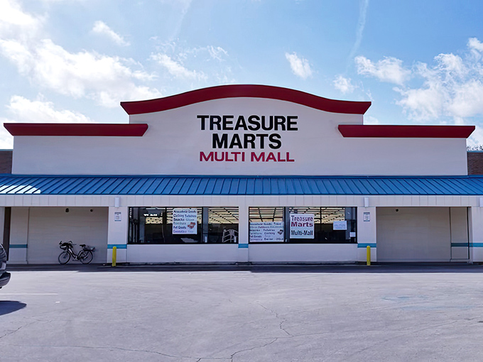 The unassuming facade of Treasure Marts belies the wonderland within &ndash; like finding Narnia in a strip mall.