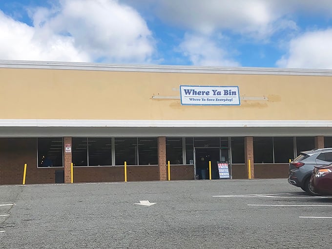 The unassuming exterior of Where Ya Bin in Concord hides a treasure trove within. Like finding a secret passage in your own hometown.