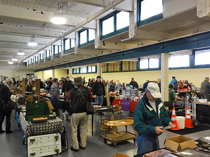 The treasure hunter's paradise unfolds at Picc-A-Dilly, where rows of tables promise discoveries that big-box stores simply can't deliver.