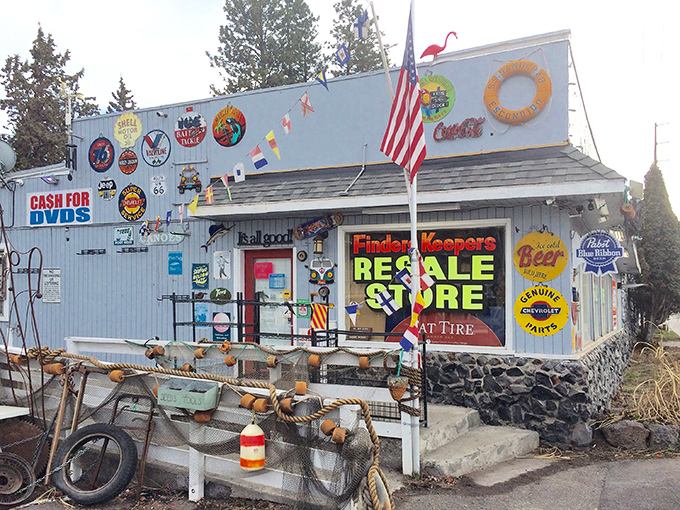 The unassuming exterior of Finders Keepers hides a treasure trove within&mdash;like finding the Narnia wardrobe in the middle of Bend.