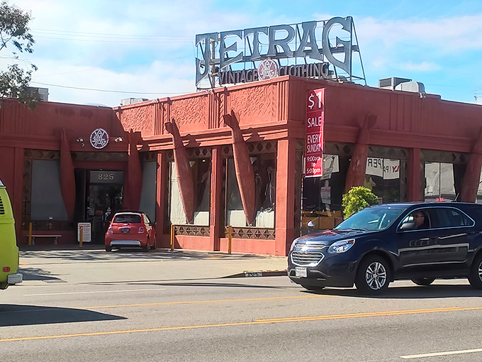 That distinctive coral-colored facade isn't just Instagram-worthy &ndash; it's your gateway to fashion paradise. 