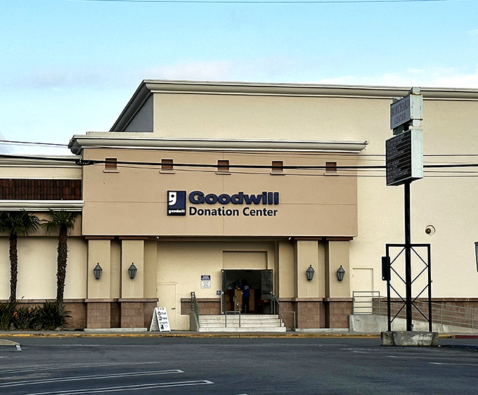 The unassuming exterior hides a treasure trove within&mdash;like finding a secret passage to bargain paradise on Thompson Boulevard.