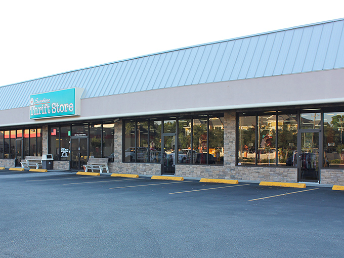 The blue-roofed bargain paradise on Dale Mabry stands ready to welcome treasure hunters from across Tampa. Who needs a pot of gold when you've got this rainbow of deals?