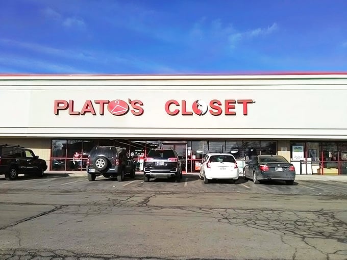 Welcome to the fashion treasure hunt! Rows of carefully organized clothing await, where yesterday's mall splurges become today's affordable finds.