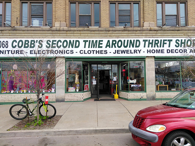 The unassuming brick facade of Cobb's hides a wonderland of treasures within, like finding a speakeasy behind a bookshelf.