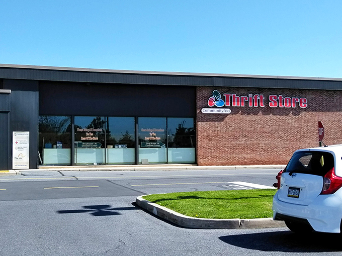 The unassuming brick exterior of CommunityAid belies the treasure trove within&mdash;like finding a portal to bargain heaven disguised as a strip mall storefront.
