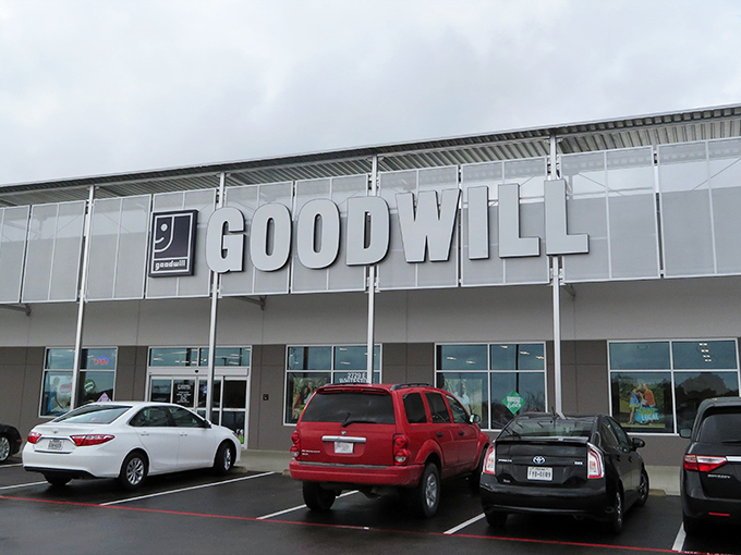 The treasure hunt begins at this unassuming storefront, where bargain hunters' dreams come true and wallets breathe sighs of relief.