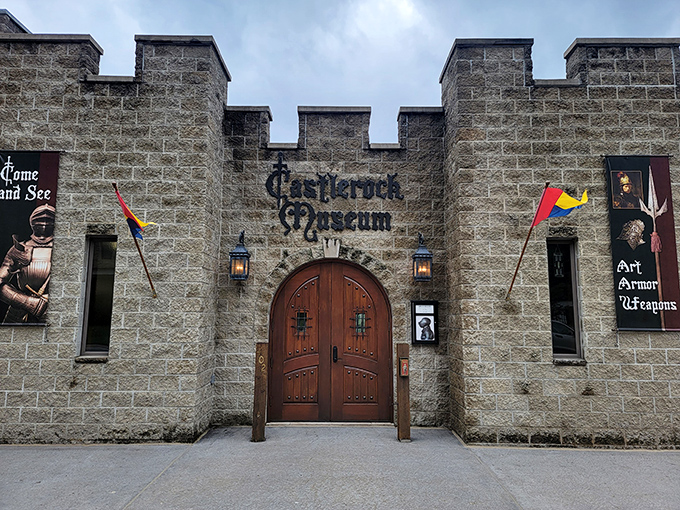 The castle fa&ccedil;ade along Alma's Main Street looks so authentic you'll check your GPS to confirm you're still in Wisconsin and not medieval Europe.