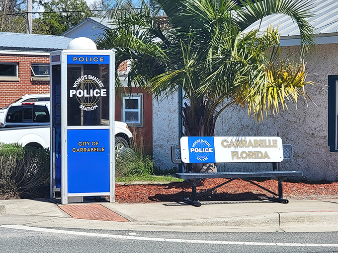 Behold Florida's most adorable law enforcement headquarters - proof that good things really do come in small packages.