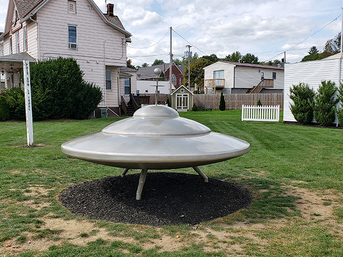 The star attraction of Mars, Pennsylvania sits proudly in the town center, proving that sometimes truth is stranger&mdash;and more delightful&mdash;than science fiction.