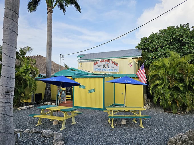 The bright yellow facade with its "YOU FOUND IT" sign feels like discovering buried treasure&mdash;just with better food and fewer shovels required.