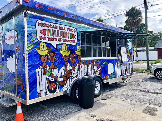 This eye-catching blue food truck isn't just a feast for the eyes&mdash;it's a vibrant slice of Veracruz culture parked right in Tampa.