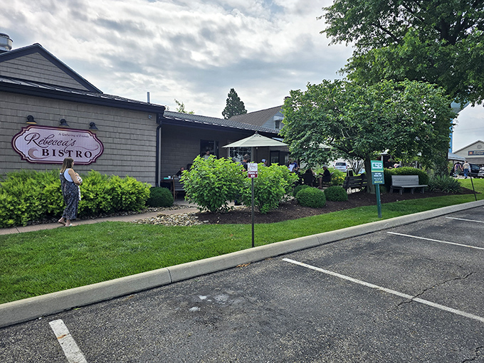 The unassuming exterior of Rebecca's Bistro proves once again that culinary treasures often hide in plain sight. Ohio's Amish Country keeps its secrets well.