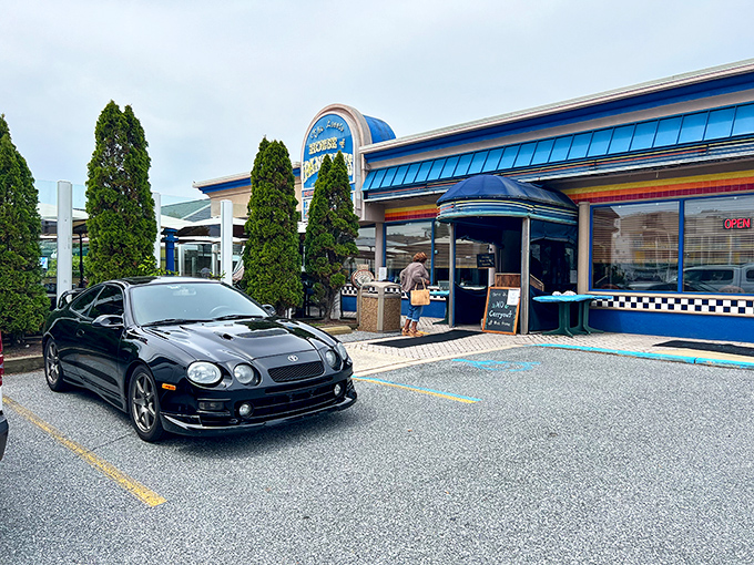 The iconic blue-roofed beacon of breakfast bliss stands ready to transform your morning from mundane to magnificent. Ocean City's pancake paradise awaits.