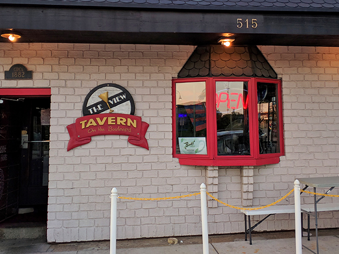 The unassuming brick exterior of The View Tavern hides culinary treasures within, like a delicious secret South Bend has been keeping.
