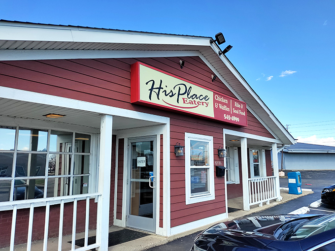 The red exterior with its "Love is Food for the Soul" mural isn't just Instagram-worthy&mdash;it's a promise of what awaits inside.