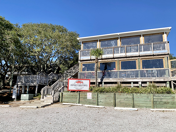 Rustic wooden beams and salt-kissed pillars aren't designer touches&mdash;they're the real deal at this dockside haven where authenticity isn't manufactured, it's marinated. 