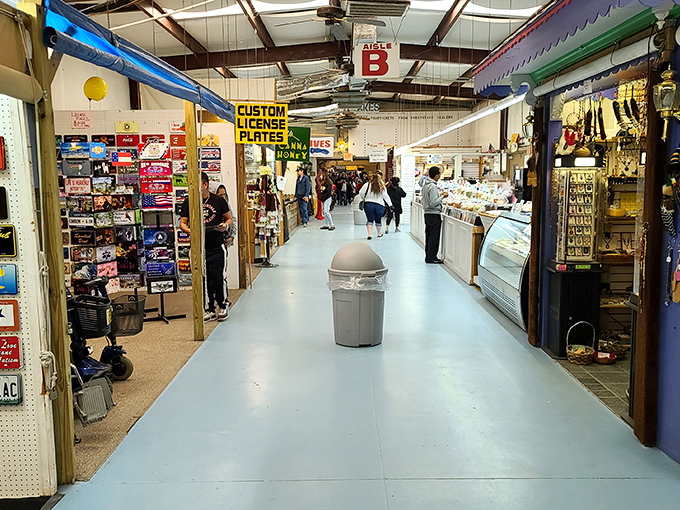 The green-roofed wonderland where treasure hunting becomes an Olympic sport. Bring comfortable shoes and an empty trunk!