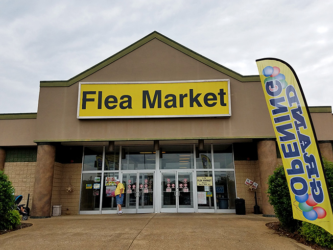 The modern-day treasure island awaits! Cars fill the parking lot as weekend warriors prepare to hunt for hidden gems at this Rossville institution.