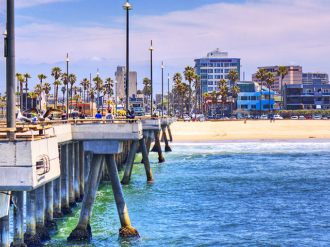 The Venice Canals at sunset &ndash; where Italian dreams meet California reality. Those colorful homes aren't just houses; they're postcards come to life.