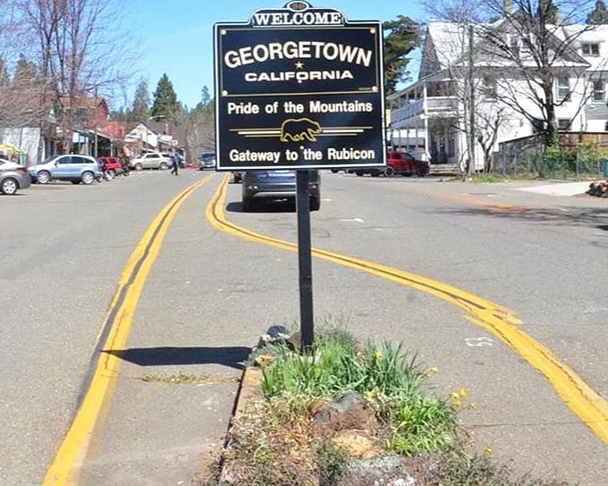 The welcome sign says it all: "Pride of the Mountains." Georgetown embraces its role as both mountain haven and gateway to adventure.