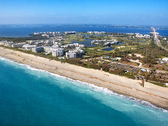 Aerial paradise where turquoise waters meet golden shores. Vero Beach offers that rare Florida coastline where you can still claim your own slice of sand.