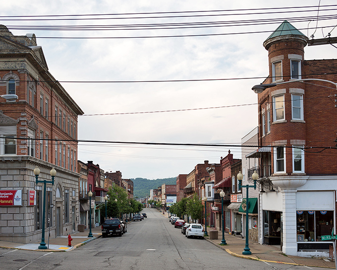 Donora's main street looks like a movie set where small-town America comes to life, complete with classic brick buildings and that "everybody knows your name" vibe.