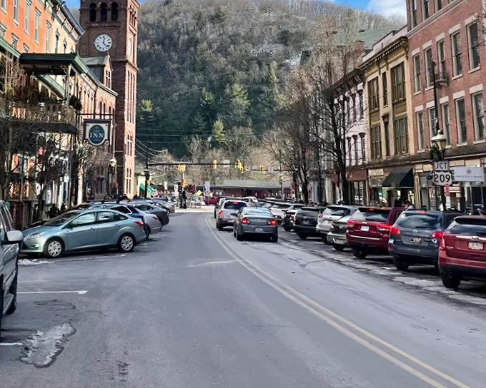 Jim Thorpe's main street looks like someone asked Norman Rockwell to design the perfect small town, complete with Victorian architecture and mountain backdrop.