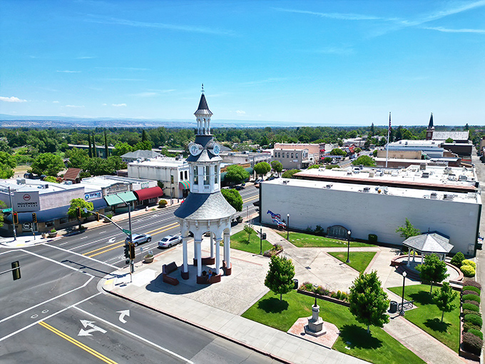 Downtown Red Bluff's historic Main Street feels like stepping into a Norman Rockwell painting, but with better coffee options and free WiFi.