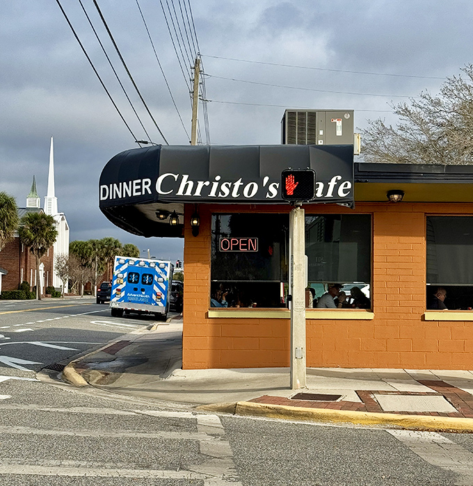 The unassuming orange brick exterior of Christo's Caf&eacute; stands like a beacon of breakfast hope on an Orlando corner. No fancy frills needed when the food speaks volumes.