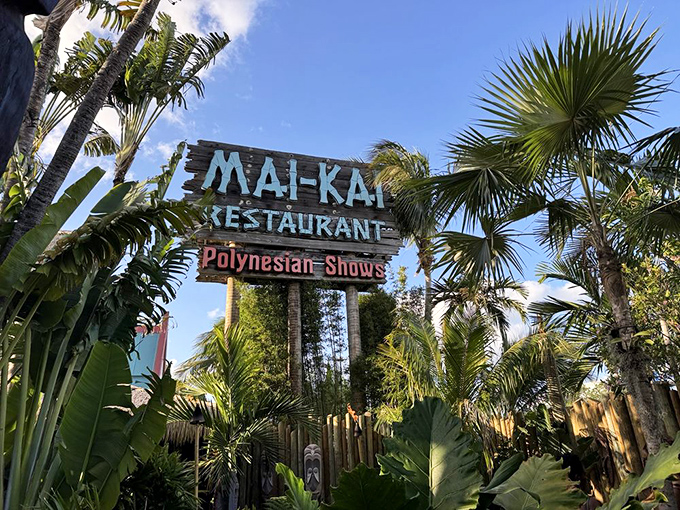 The iconic Mai-Kai sign glows like a beacon of tropical promise, while tiki statues stand guard. Paradise isn't a plane ride away&mdash;it's right here in Fort Lauderdale.