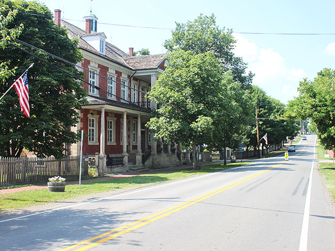 That distinctive cupola isn't just architectural eye candy – it's Zoar's crown jewel watching over centuries of stories.