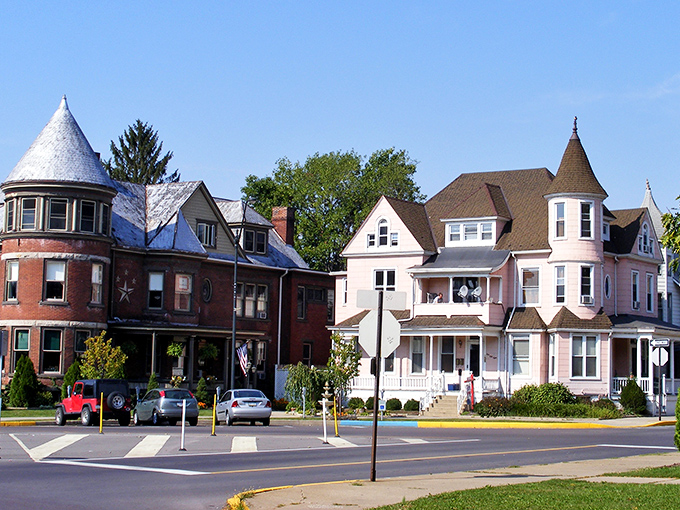 Victorian charm meets modern affordability in Sunbury's tree-lined streets where your Social Security stretches beautifully.