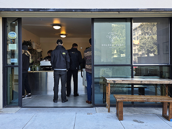 The unassuming facade of Golden Goat Coffee might make you walk right past&mdash;which is exactly how locals prefer to keep this treasure all to themselves.