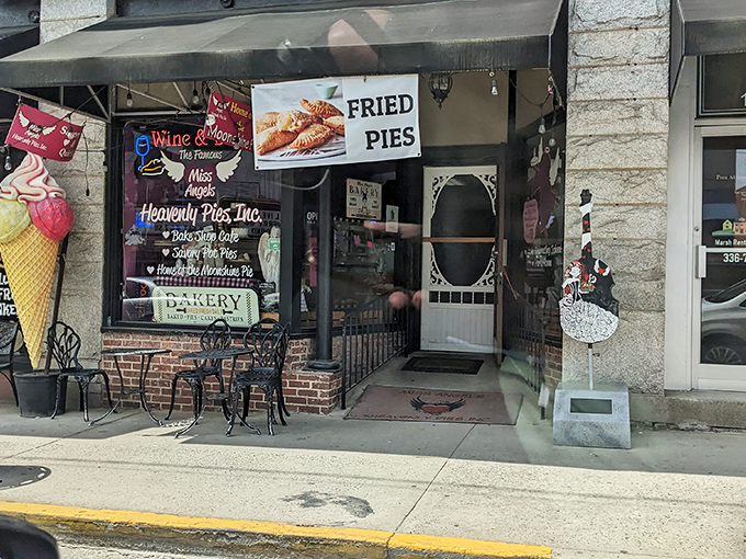 The storefront beckons like a siren song, with that giant ice cream cone sculpture practically daring you to walk past without stopping.