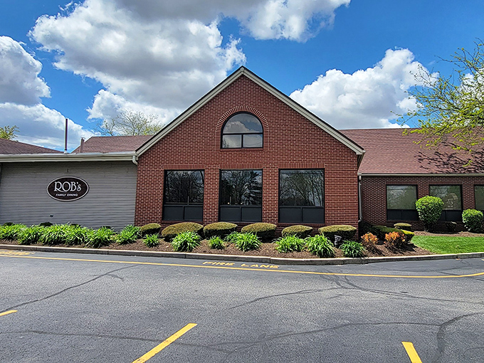 Rob's welcoming exterior might not scream "food paradise," but locals know better&mdash;this unassuming brick building houses buffet dreams come true.