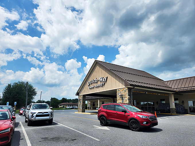 The humble exterior of Dutch-Way belies the culinary treasures within. Like finding a secret level in a video game, but with mashed potatoes.