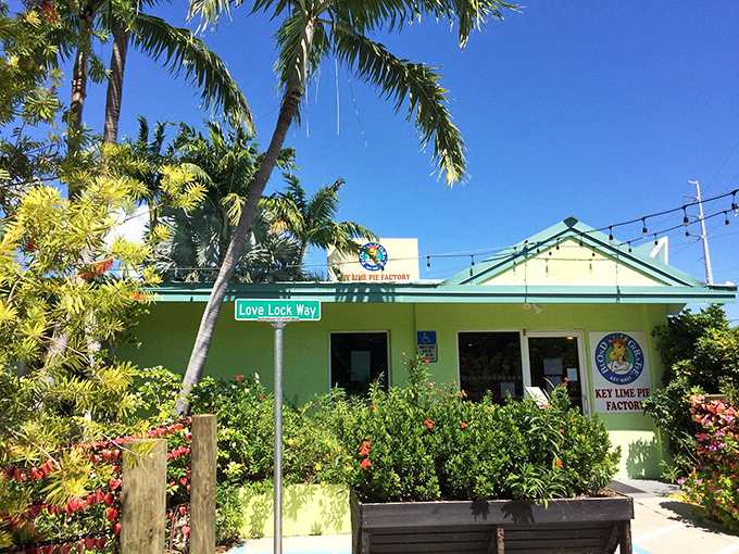 This lime-green paradise looks like a tropical fever dream designed by someone who truly understands joy.