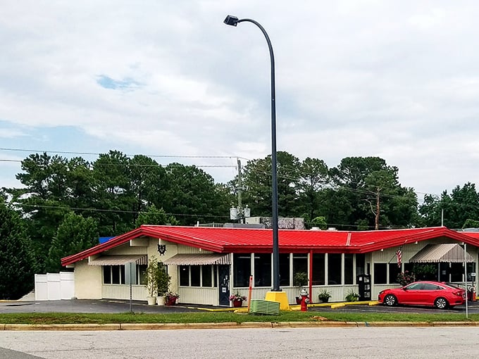 That iconic red roof isn't just eye-catching&mdash;it's a beacon calling to seafood lovers across Raleigh like a maritime lighthouse for hungry landlubbers.
