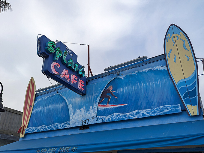 The unassuming beachfront facade of Splash Cafe hides culinary greatness within. Like finding a pearl in an oyster, this Pismo Beach landmark delivers coastal magic.