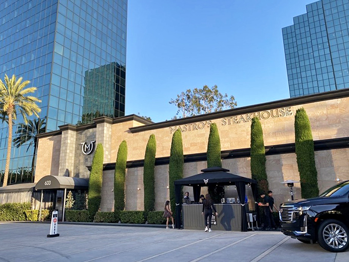 The stone fa&ccedil;ade and perfectly manicured cypress trees aren't just for show&mdash;they're your first clue that dinner tonight will be several notches above a drive-thru experience.
