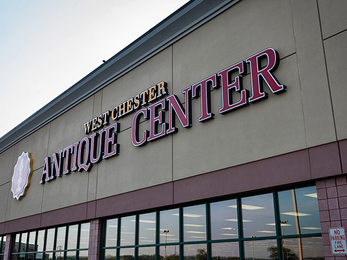 The unassuming exterior of West Chester Antique Center might fool you, but inside awaits Ohio's ultimate treasure hunting paradise. Like finding a five-star restaurant in a strip mall.