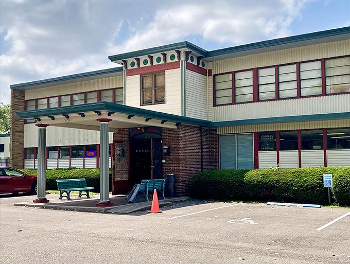 The unassuming exterior of Grand Antique Mall belies the wonderland within&mdash;like finding a portal to the past behind a suburban fa&ccedil;ade.
